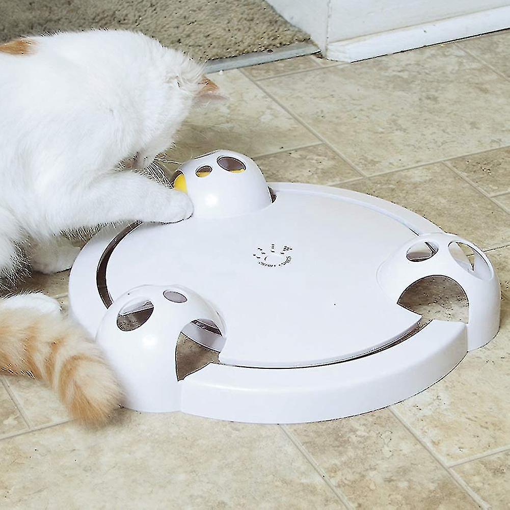 Pounce Cat Toy, Interactive Automatic Toy Adjustable Electronic Battery ...