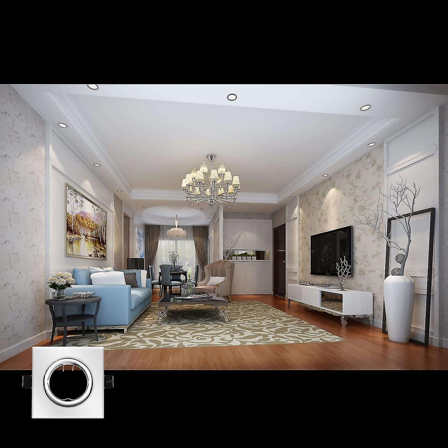 10 Modern Gu10 Ceiling Downlights with Recessed Square Brushed Metal ...