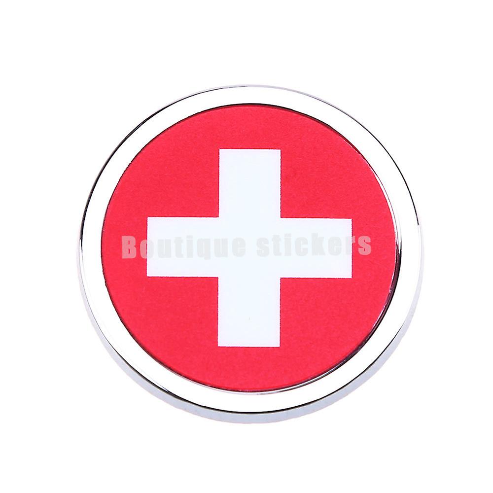 Personalized Red Cross Sticker Red Cross Sign First Aid Sign Sticker ...