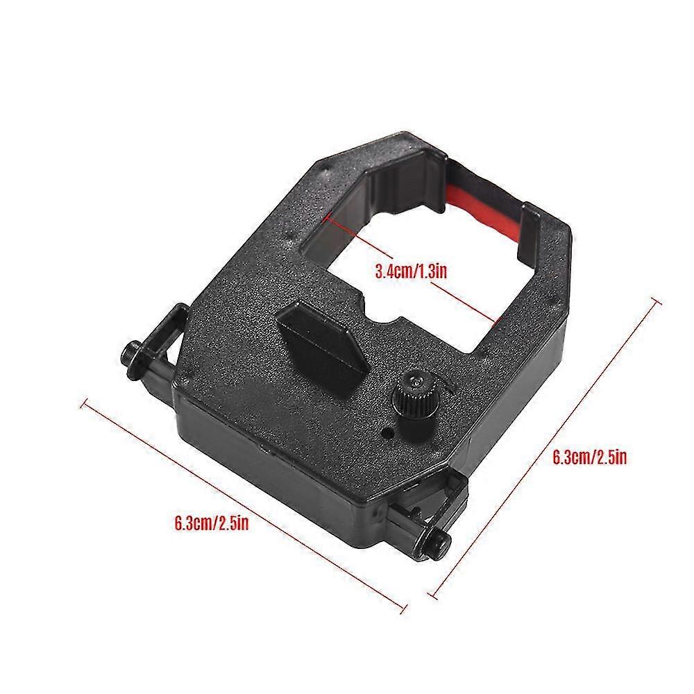 Time Clock Ribbon Cartridge Red Black Ink Colors for Office Electronic ...