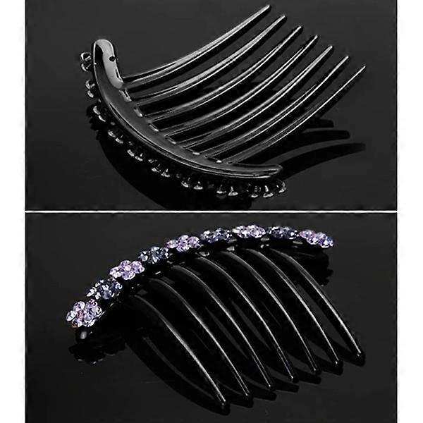 Pack of 2 Hair Combs Rhinestone Teeth Hair Comb Hair Accessories ...