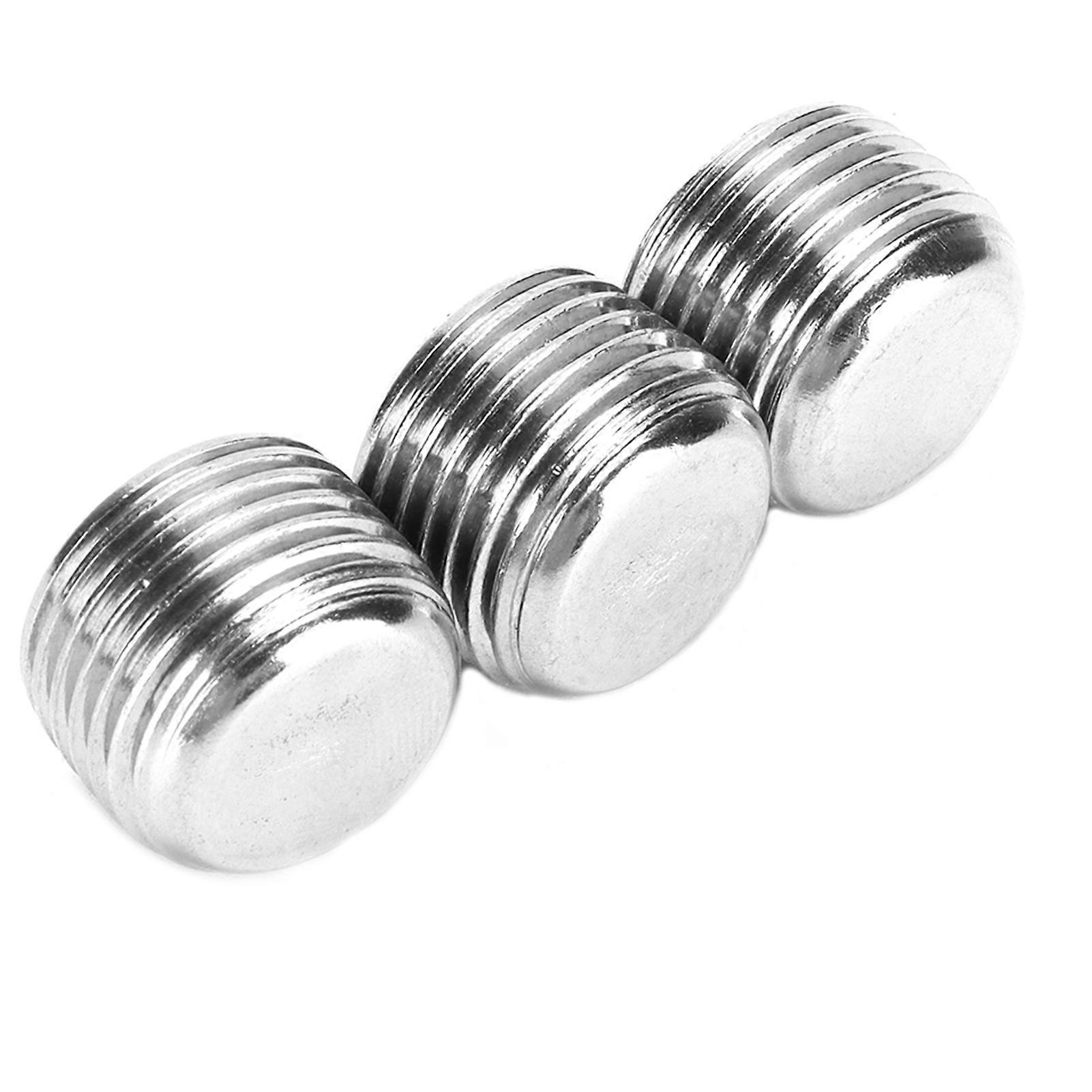 3pcs 1/2in NPT Pipe Plug Male Thread Fitting Internal Hex Thread ...