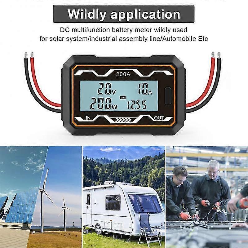200a Rc High Precision Watt Meter And Power Analyzer W/ Backlight Lcd ...