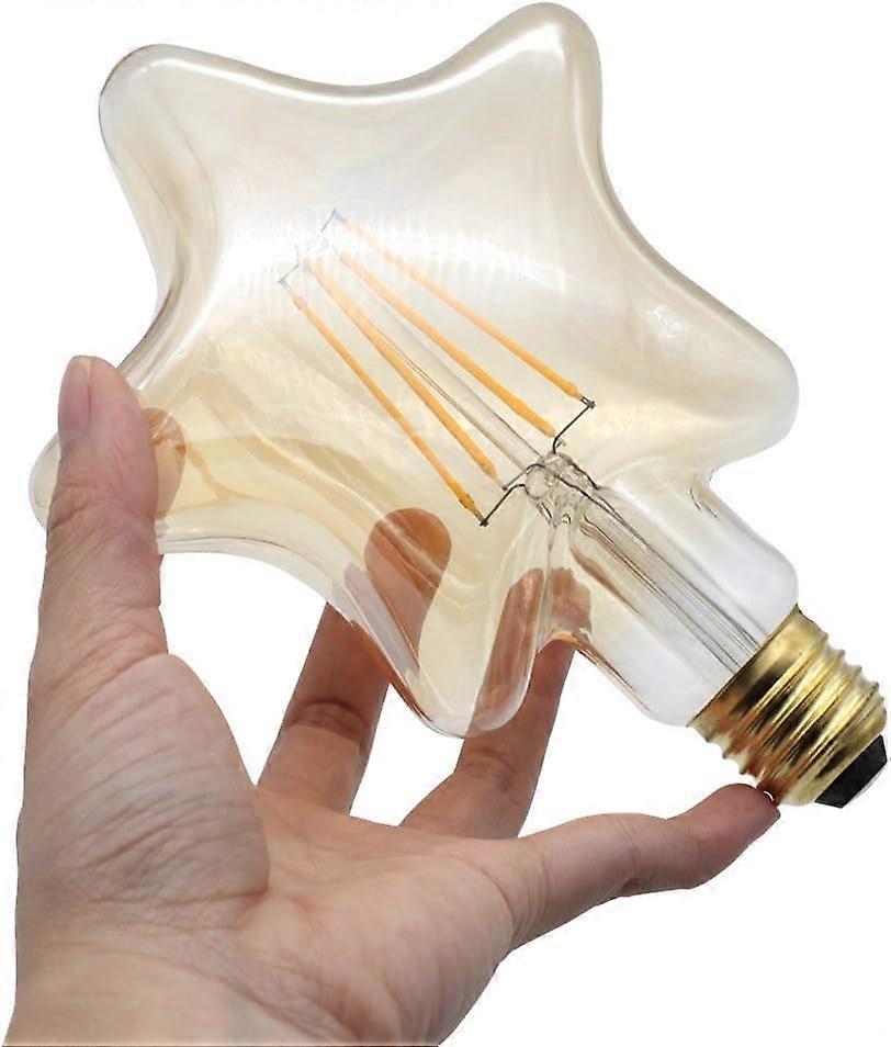 Vintage LED Bulb 4W Warm White 2700 Kelvin Large Ball Crystal LED Bulb ...