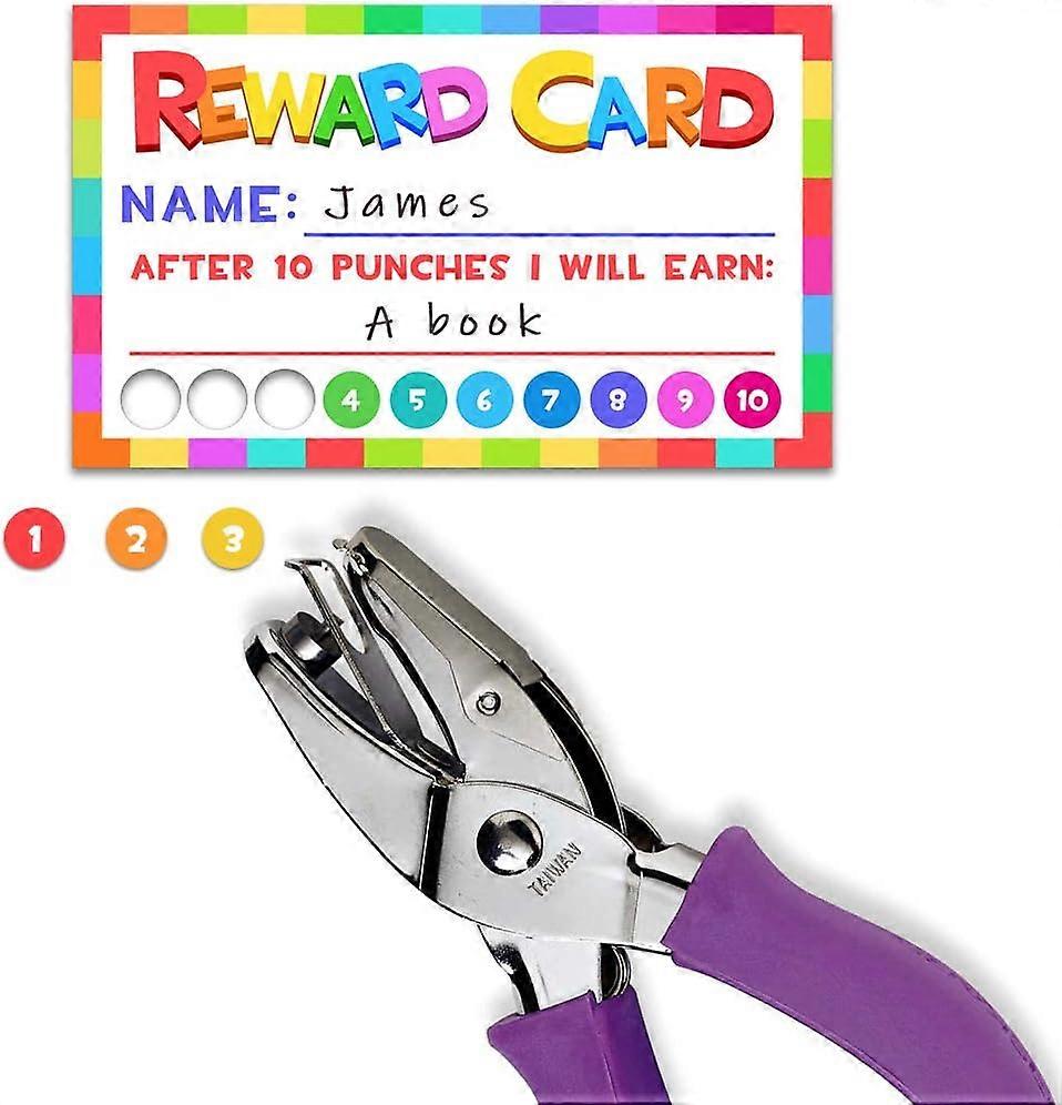 Punch Cards for Classroom, 208 Pack Kids Behavior Reward Punch Cards ...