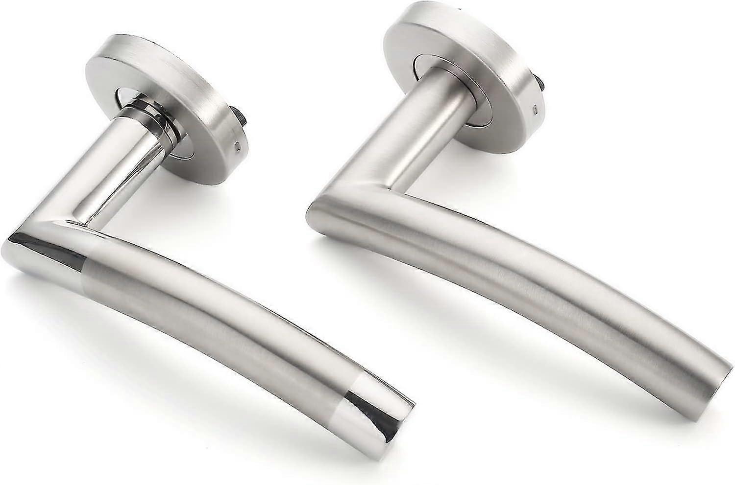 Set of 2 door handles door handles door handle stainless steel door ...