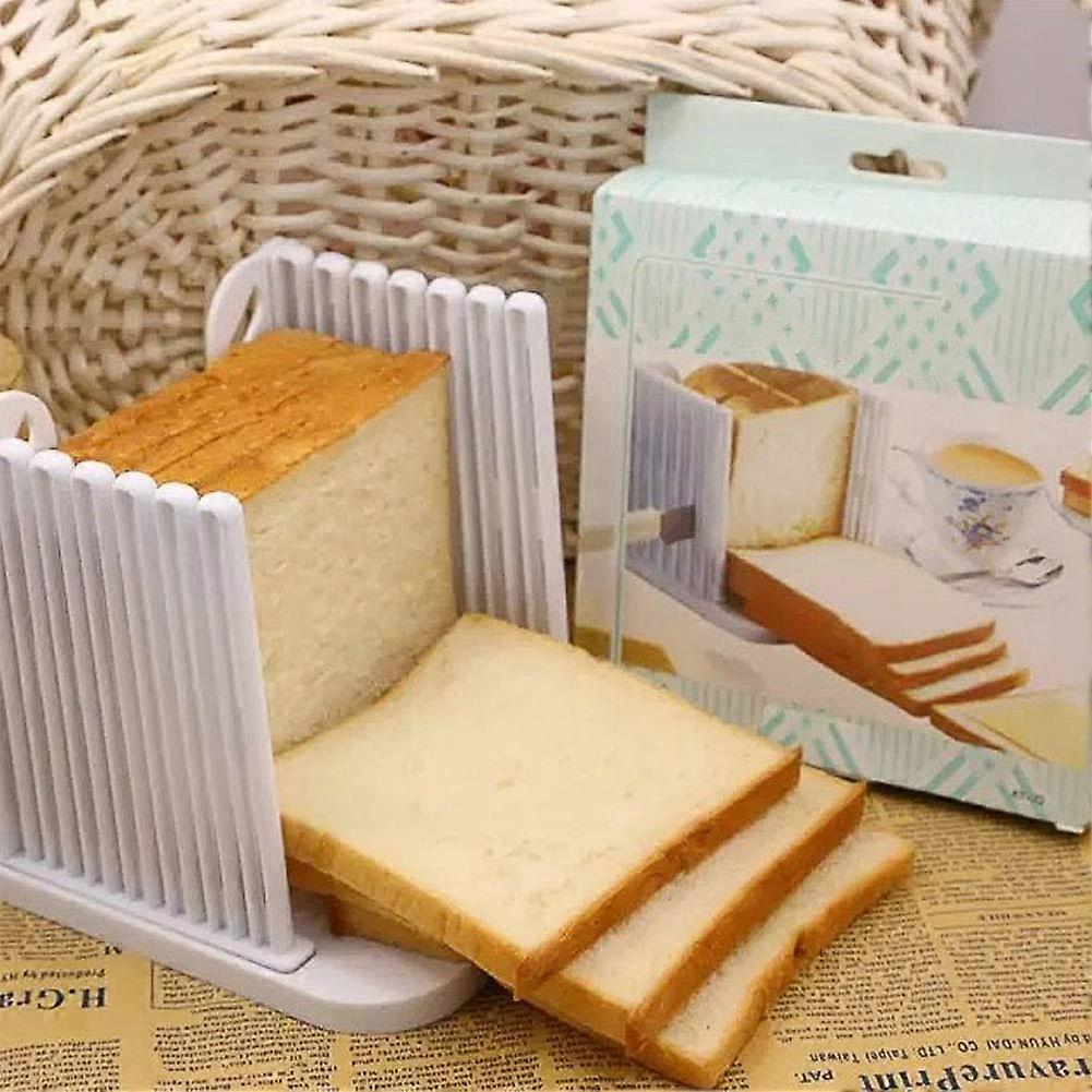 Bread Cutter, Multifunctional Bread Loaf Toast Cutter, Foldable ...