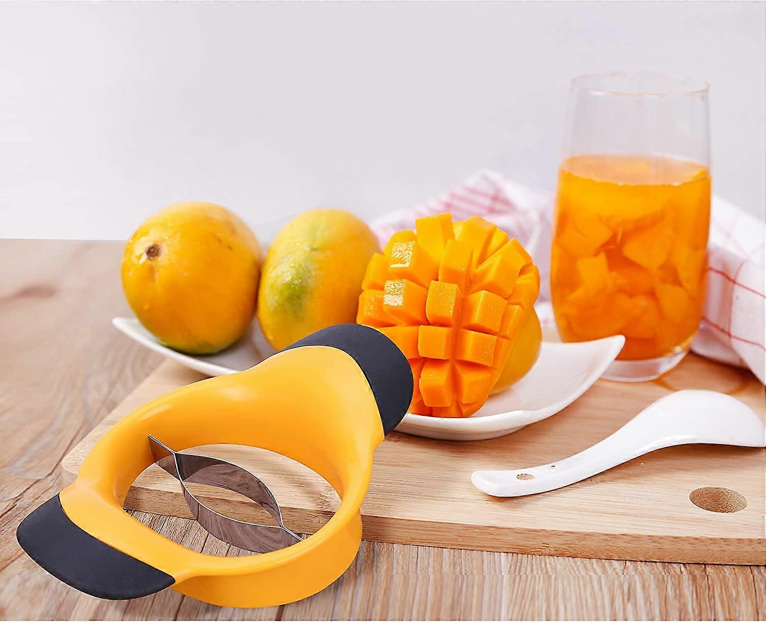 Stainless Steel Mango Slicer - Extra Large Mango Corer, Ultra-Sharp ...