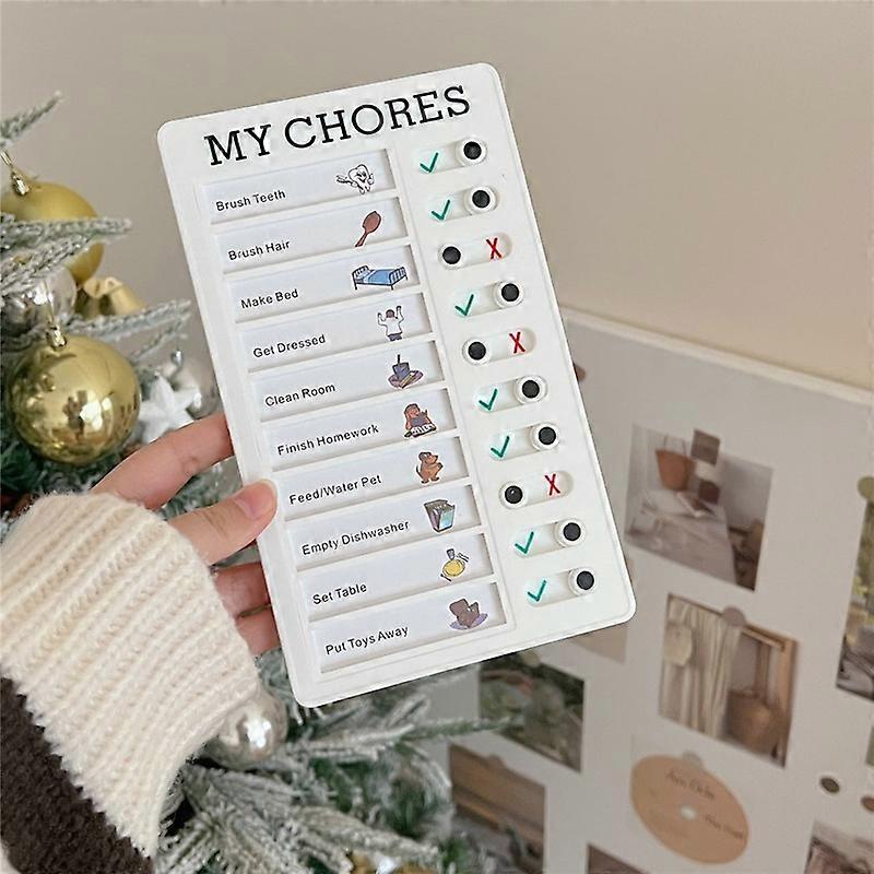 Checklist Daily Task Planning Board To Do List Pad Detachable Chores Wall Hanging Memo Plastic ...