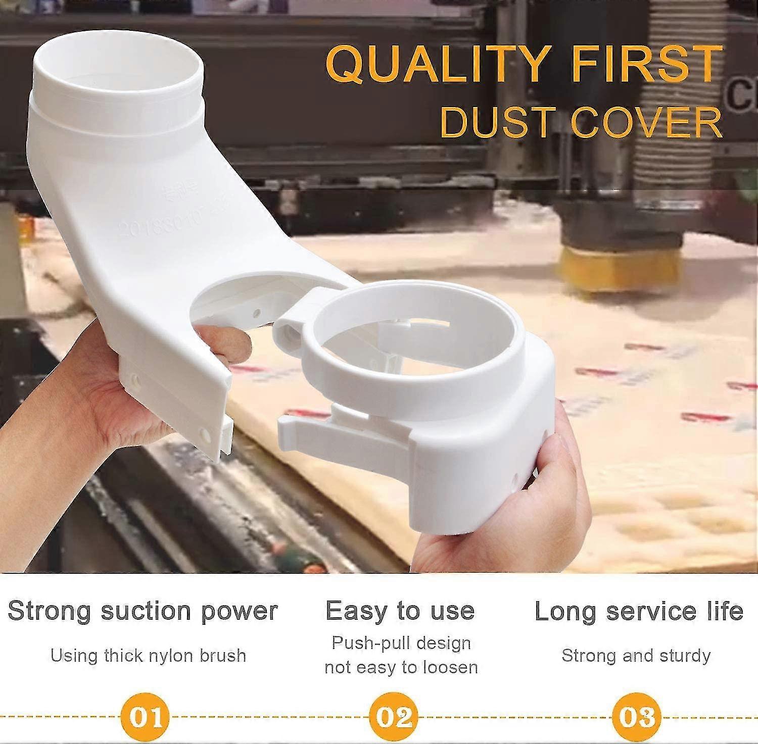 Dust Cover, Spindle Dust Shoe Cover Cleaner For Cnc Router 80mm Spindle ...