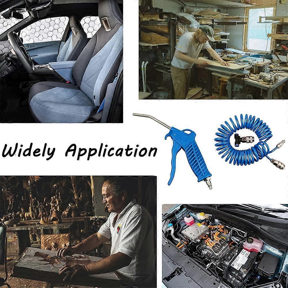 Truck Air Duster Gun with 5 Metres Recoil Hose Universal Heavy Duty ...