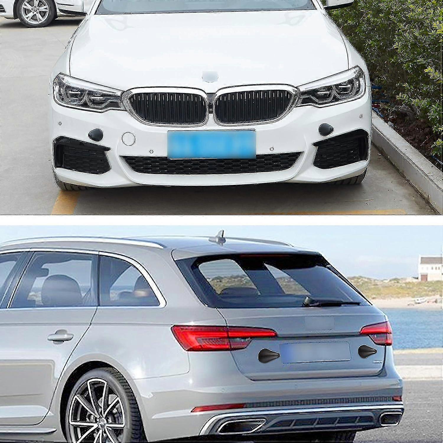 2pcs 3d Devil Bull Horn Antenna Roof Top Stickers, Car Roof Decoration ...