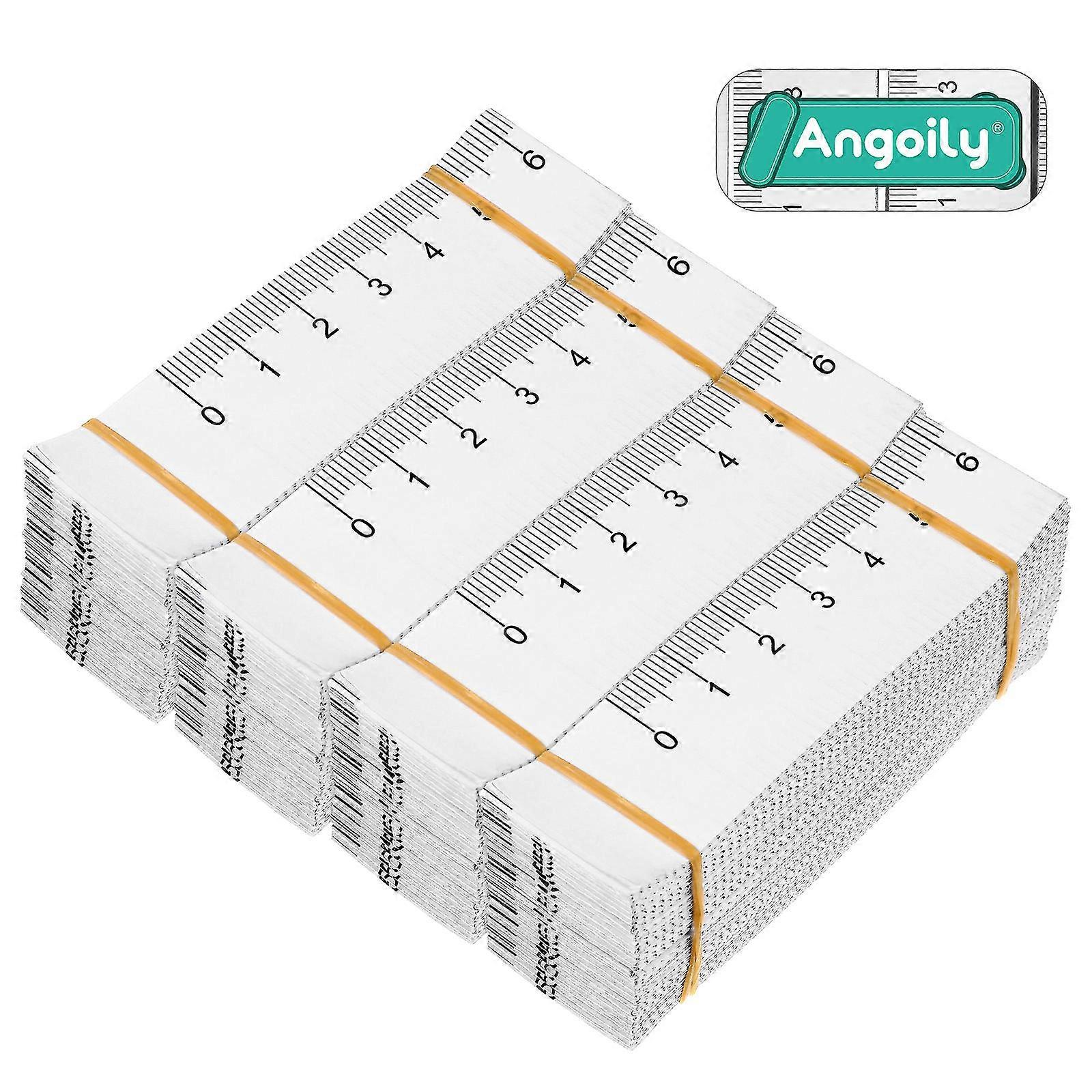 100 Pcs Paper Tapes Measure Disposable Paper Measuring Tapes Double ...