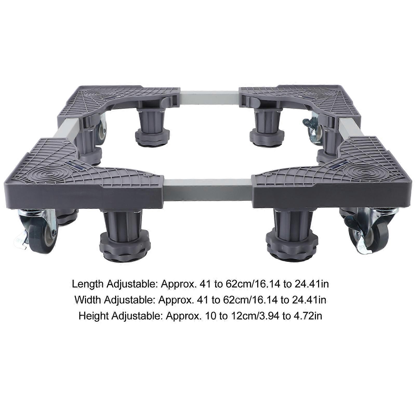 Mobile Fridge Stand Base Iron Alloy Adjustable Dolly Washing Machine ...