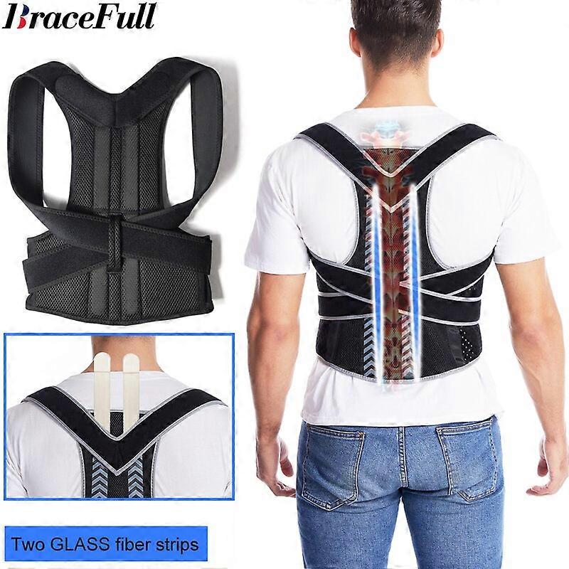 Adjustable Scoliosis Posture Corrector Corset Back Brace Lumbar Support ...