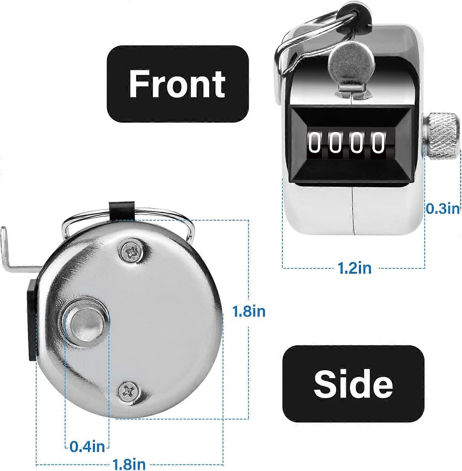 Digit Click Counter - Metal Manual Counter - Clicker for Counting ...