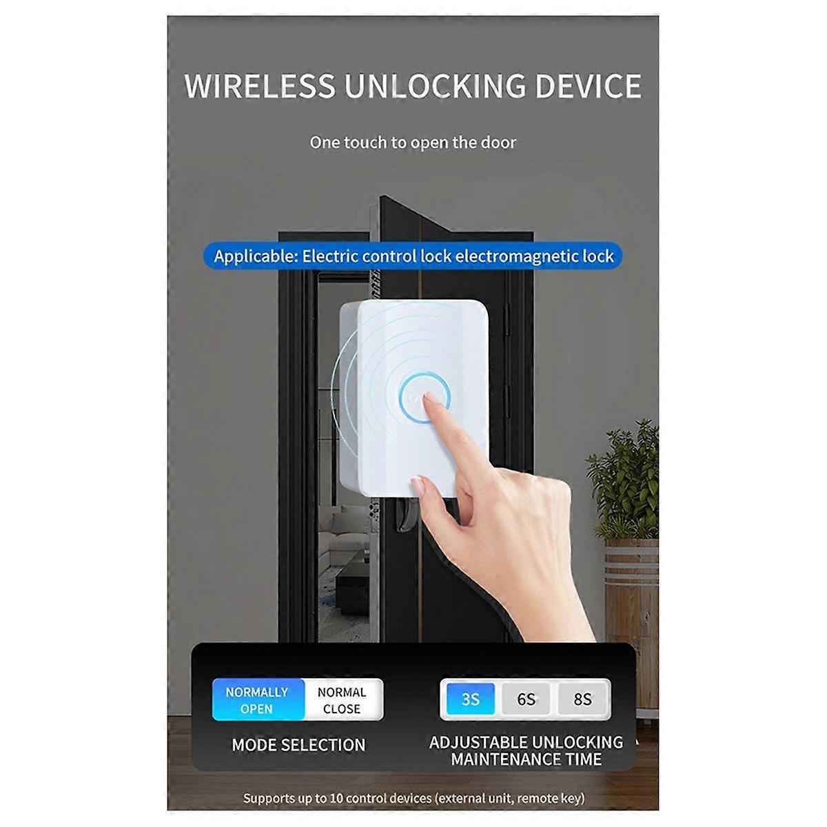 New 800M Long Distance Outdoor Doorbell Wireless Intercom Door Phone ...