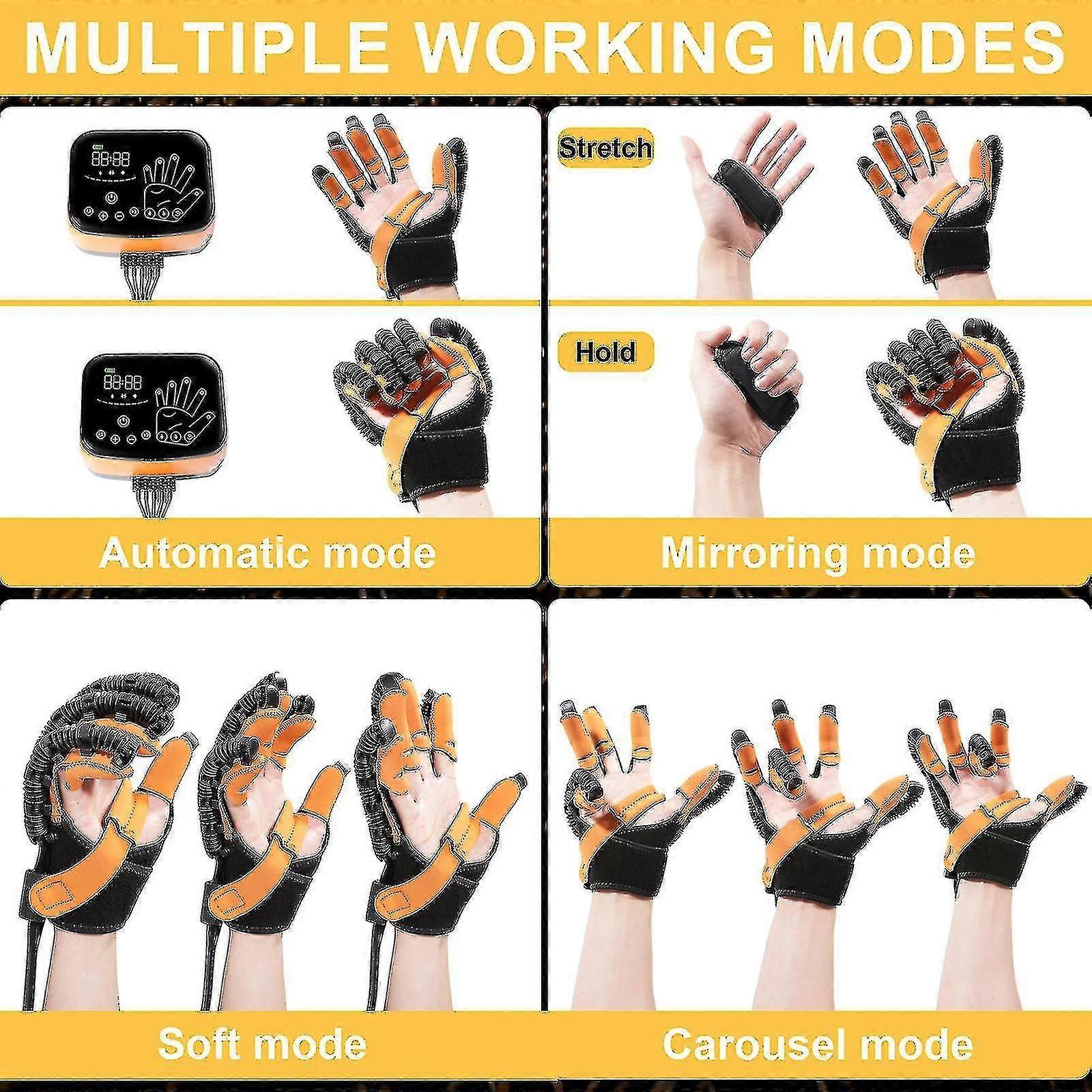 Upgraded Hand Rehabilitation Robot Glove Arthritis Stroke Glove Hand ...