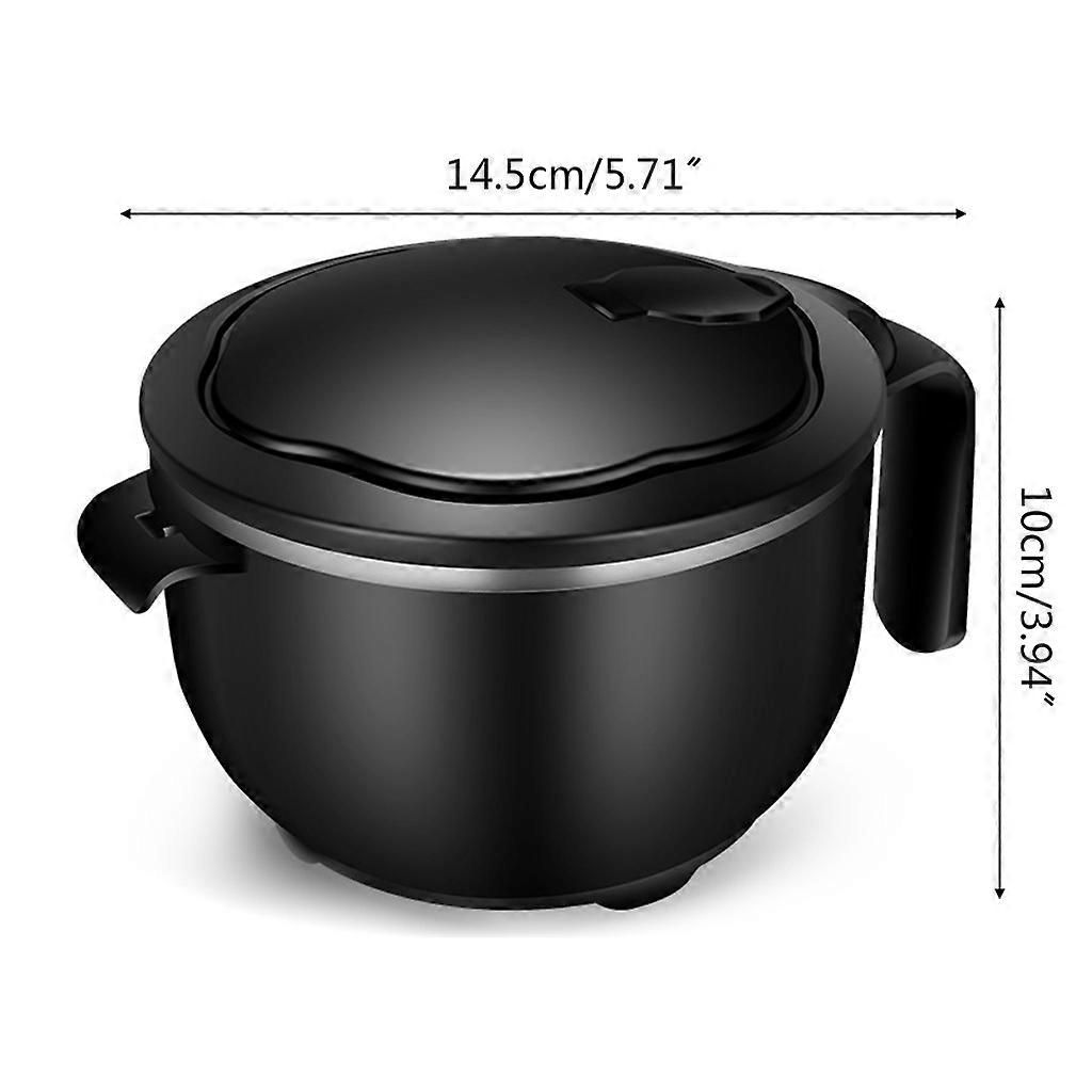 Stainless Steel Instant Noodle Bowl with Lid Rice Bowl Large Soup Bowl Rice Bowls Tableware Gift ...