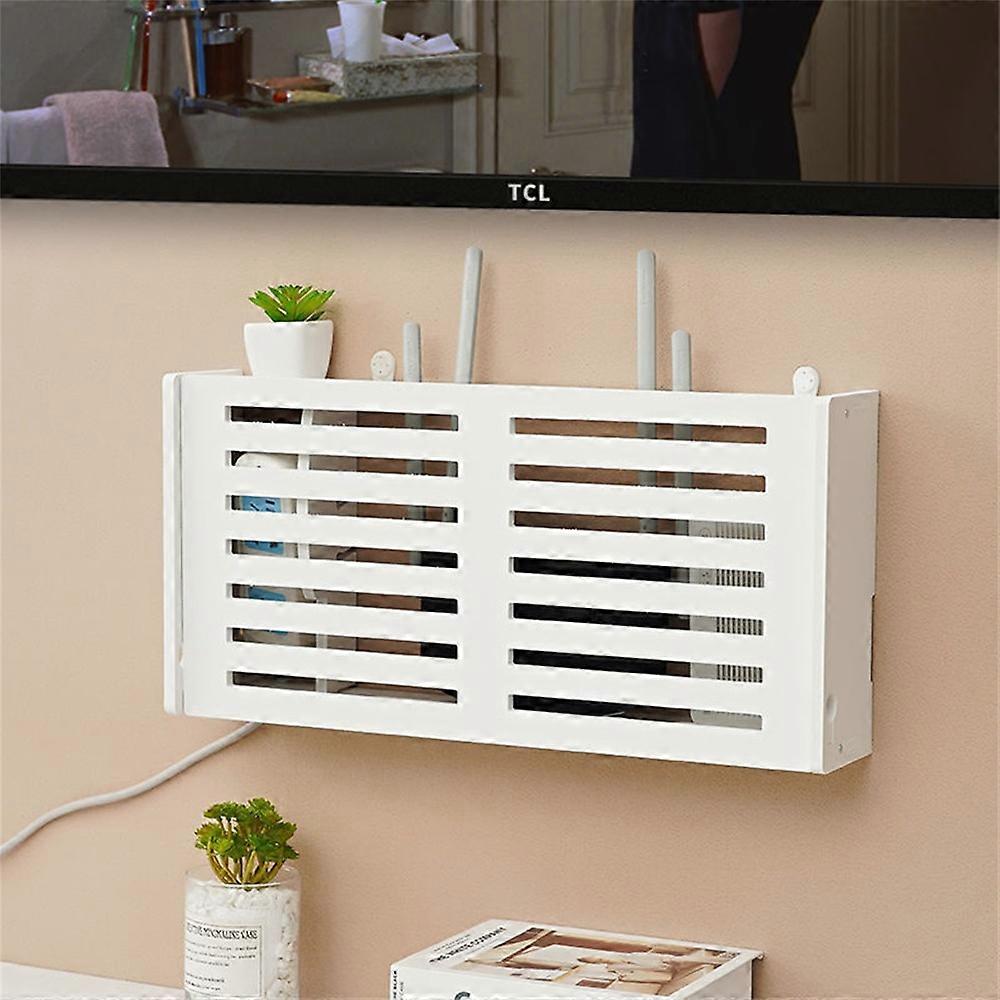 Wifi Router Storage Box Outlet Set Top Case Wall Mount Board Cover Hide ...