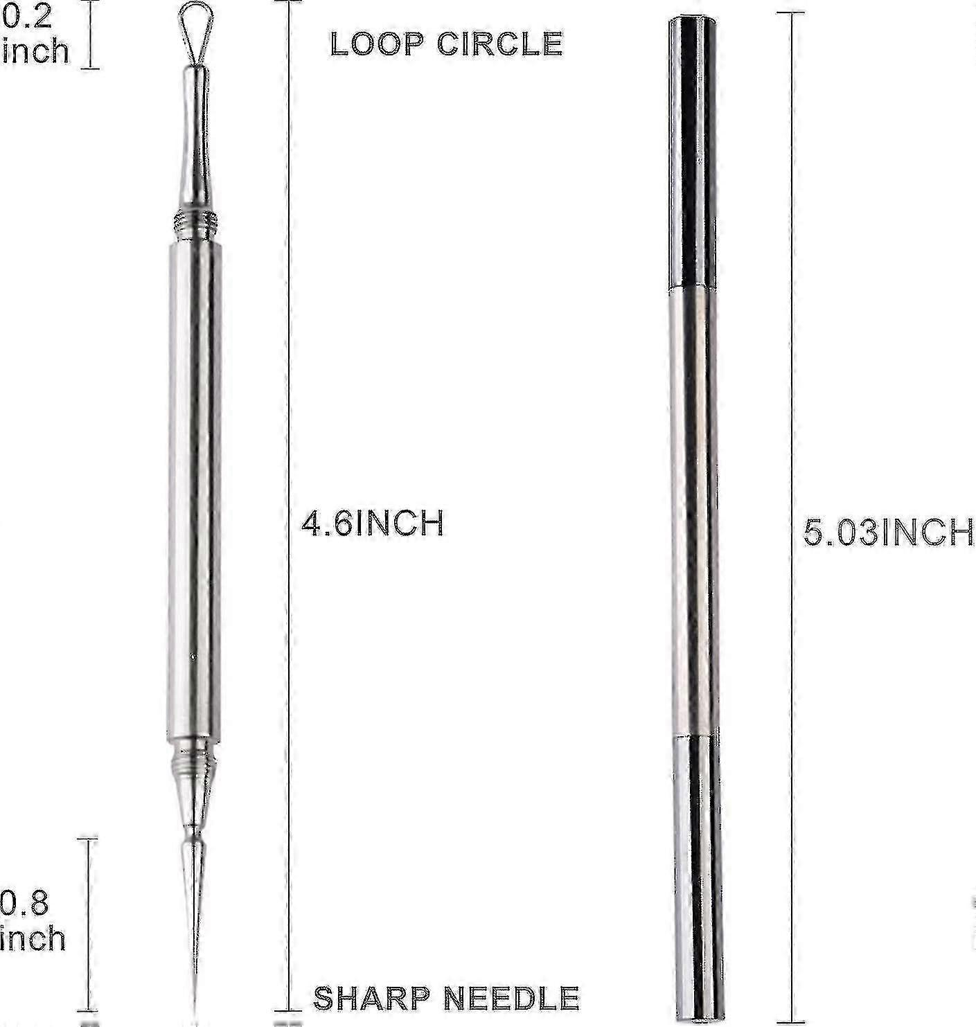 Professional Facial Milia Removal And Whitehead Extractor & Lancet ...