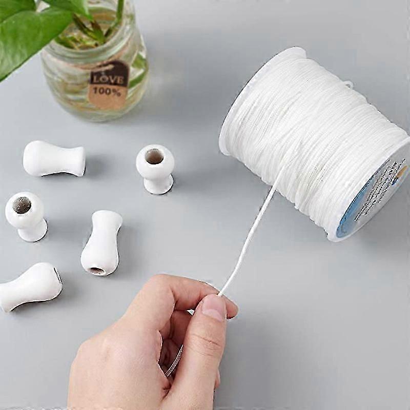 1.8mm Vertical Curtain Drapery Cord White Blind Cord Replacement ...