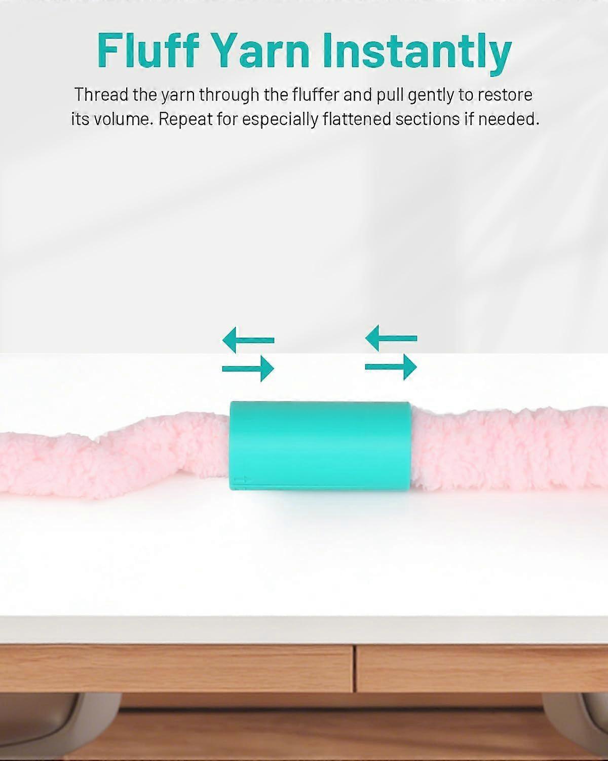 Chunky Yarn Fluffer Tool - Professional Yarn Fluffing & Reviving ...