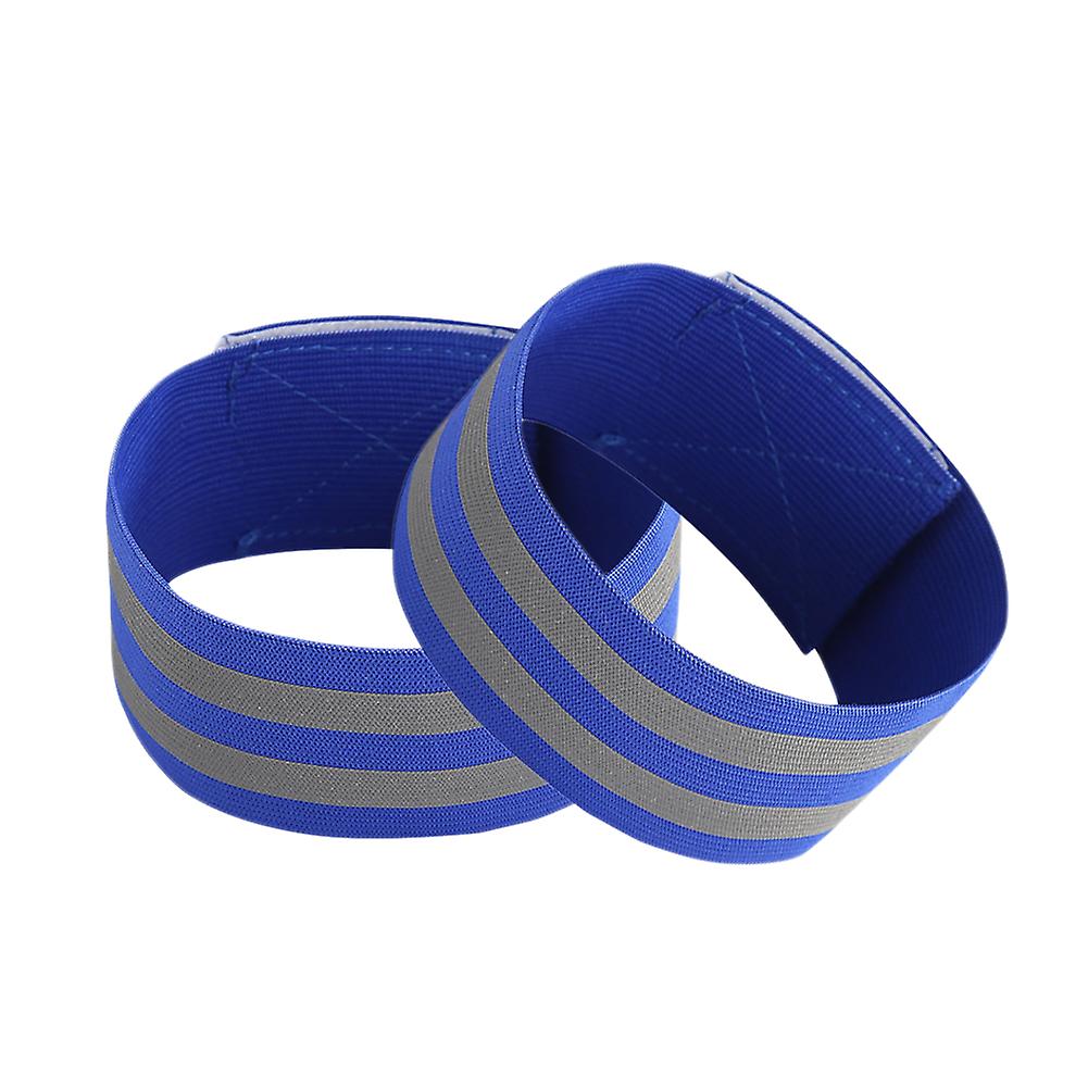 2 Pack Reflective Safety Wristbands Armband Ankle Bands High Visibility ...