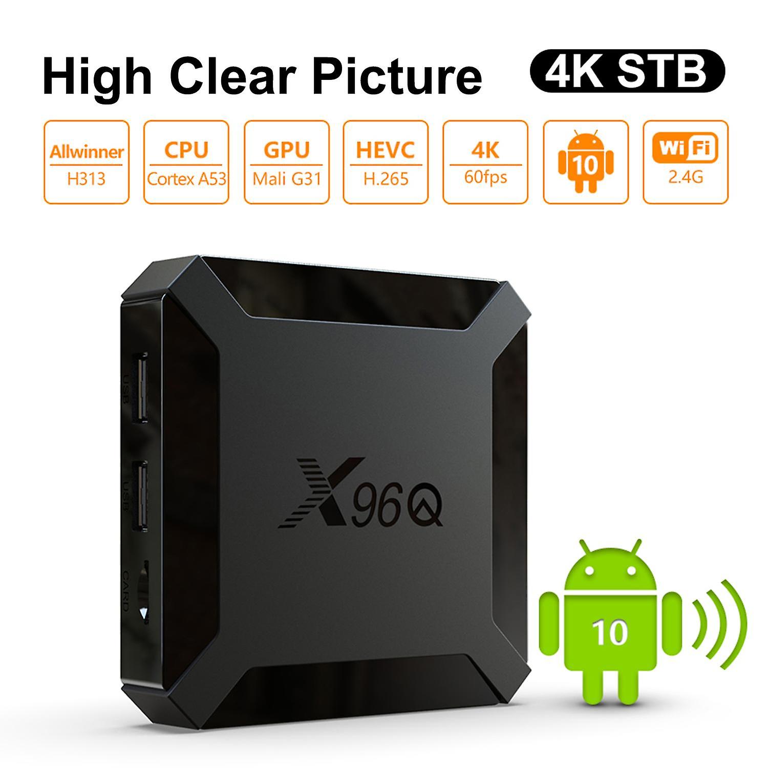 TVBOX 4K60 Android 10 HEVC H.265 Encoding 2+16G Wireless Connection ...