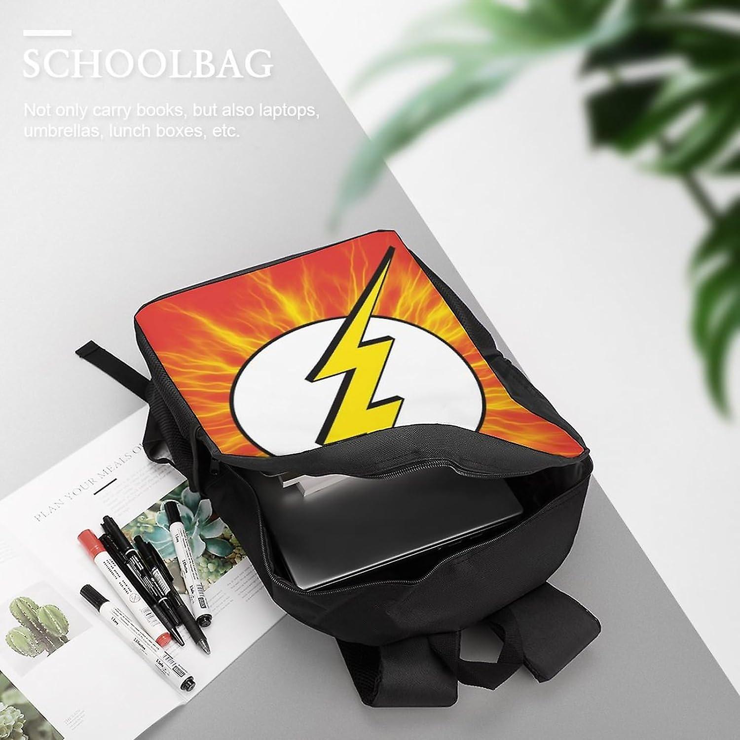 Dciustfhe The Flash Children's School Bag for Boys,Girls,Teenagers DC ...