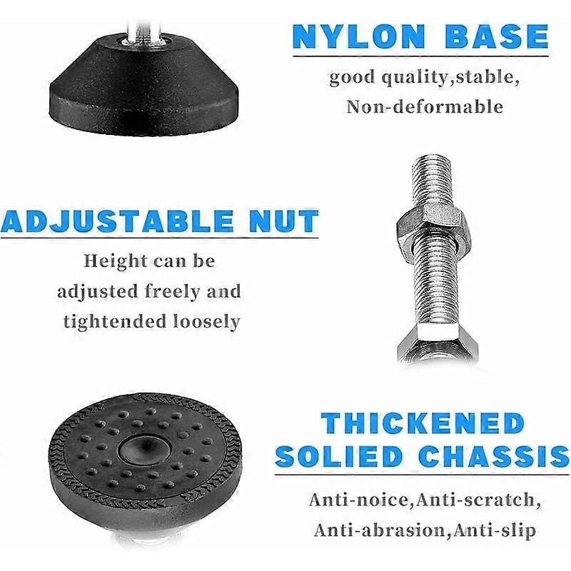 8pcs Adjusting Screws for Furniture Legs, Adjustable Floor-Mounting ...