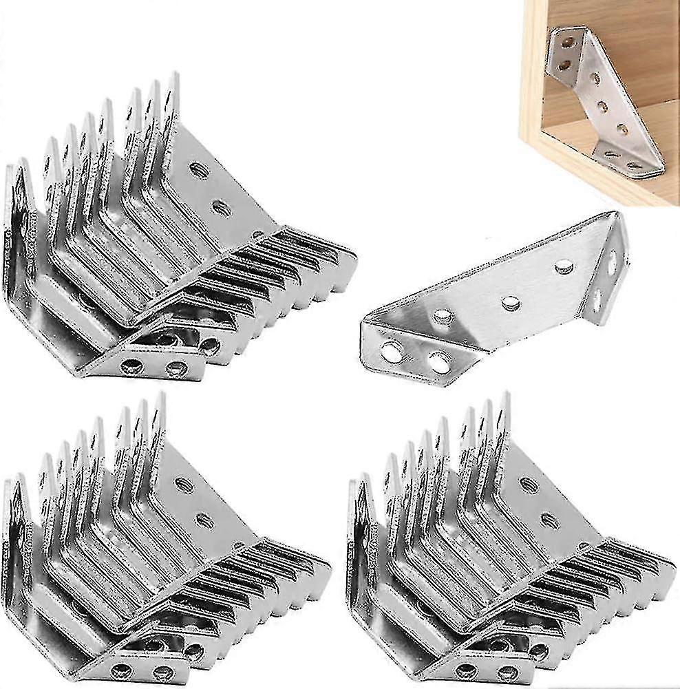 10pcs Universal Furniture Corner Connector Stainless Steel Angle Corner ...