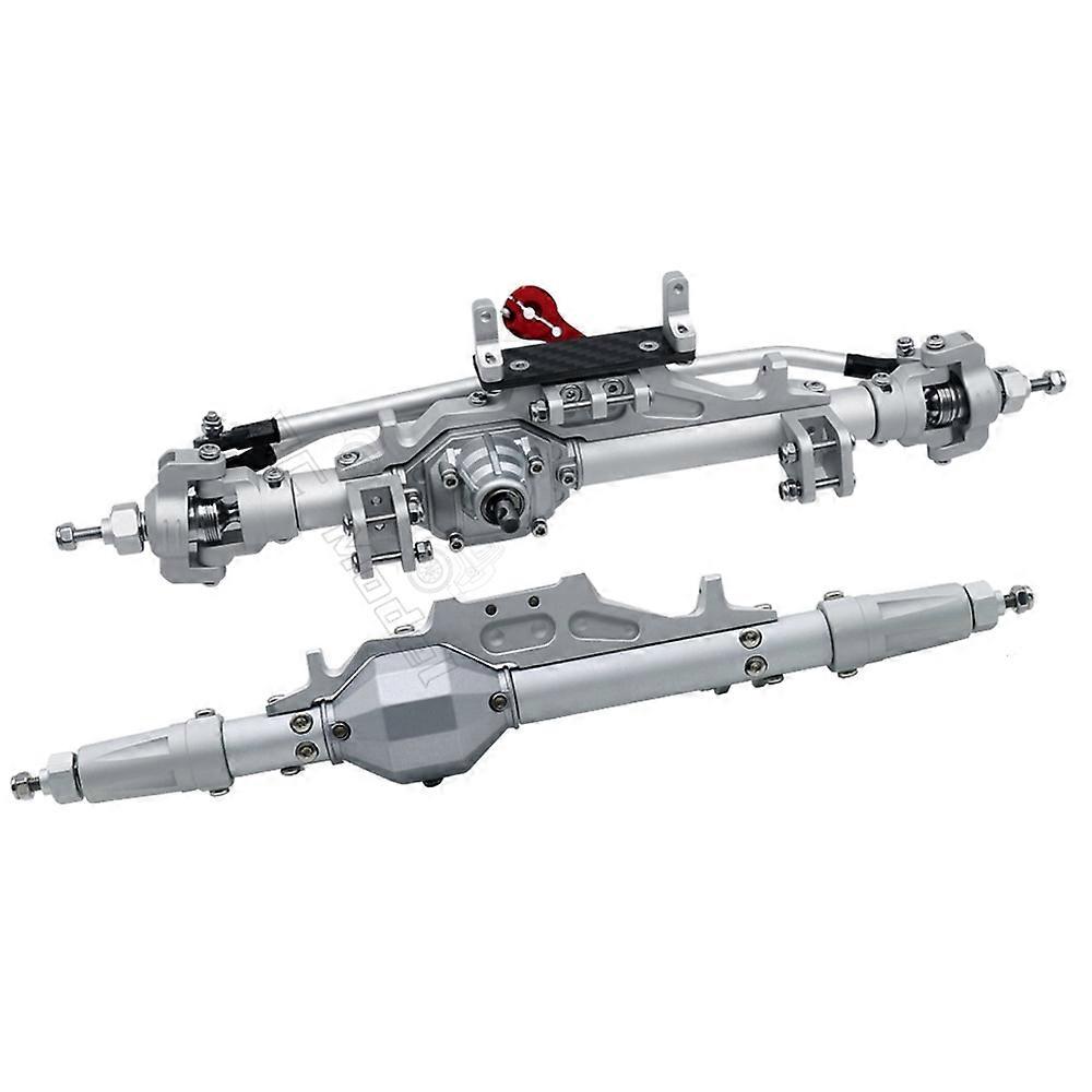 Cnc Diamond-shaped Aluminum Complete Front & Rear Axle For 1/10 Rc ...