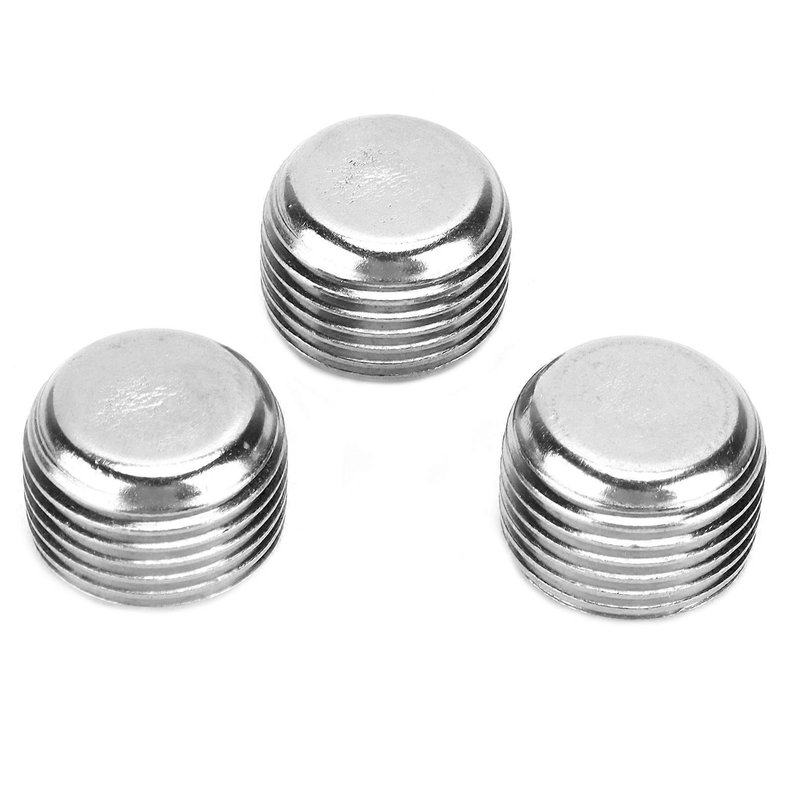 3pcs 1/2in NPT Pipe Plug Male Thread Fitting Internal Hex Thread ...