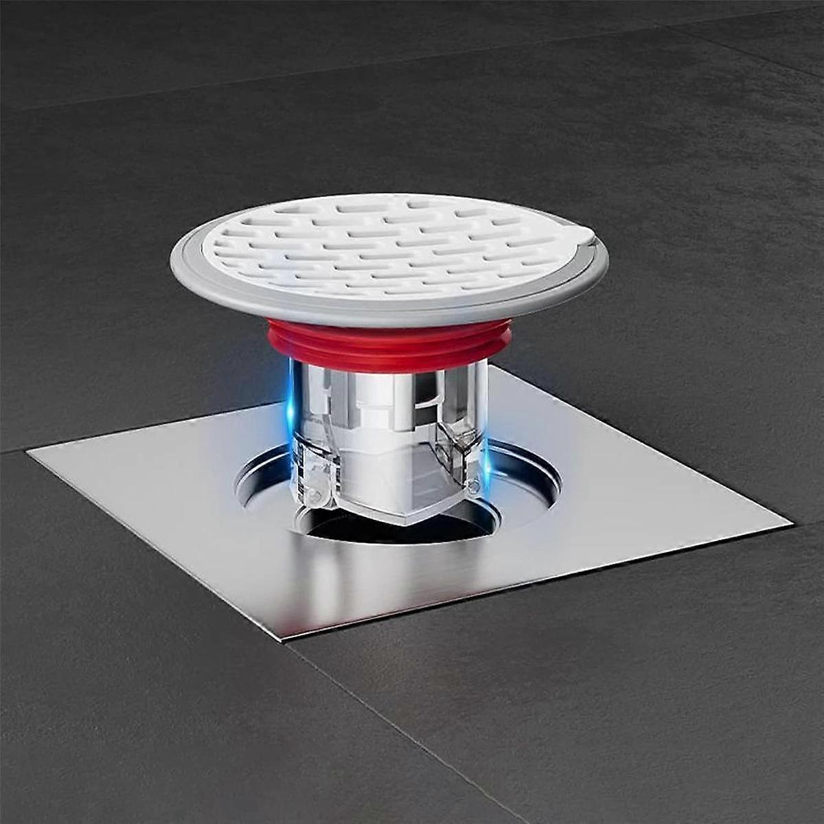 Shower Floor Drain Backflow Preventer-One Way Valve, Sewer Anti-Odor ...