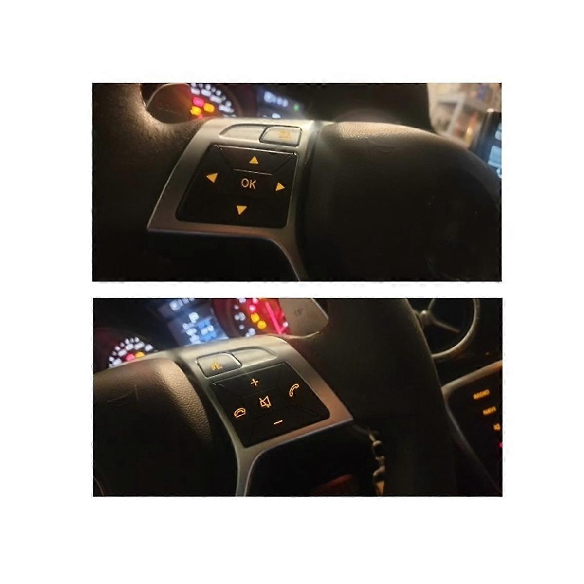 W204 W212 W218 Car Steering Wheel Control Menu Switch Button Cover ...