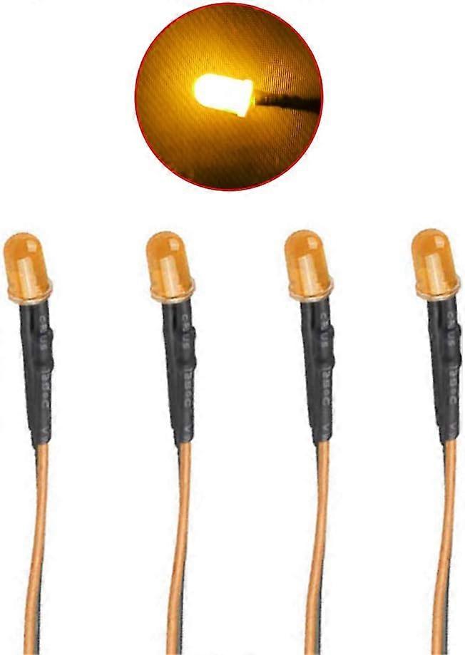 12V LED Diodes Pre-Wired Round Top Bulb Lamp, 5mm Diode Bulb, Diffused ...