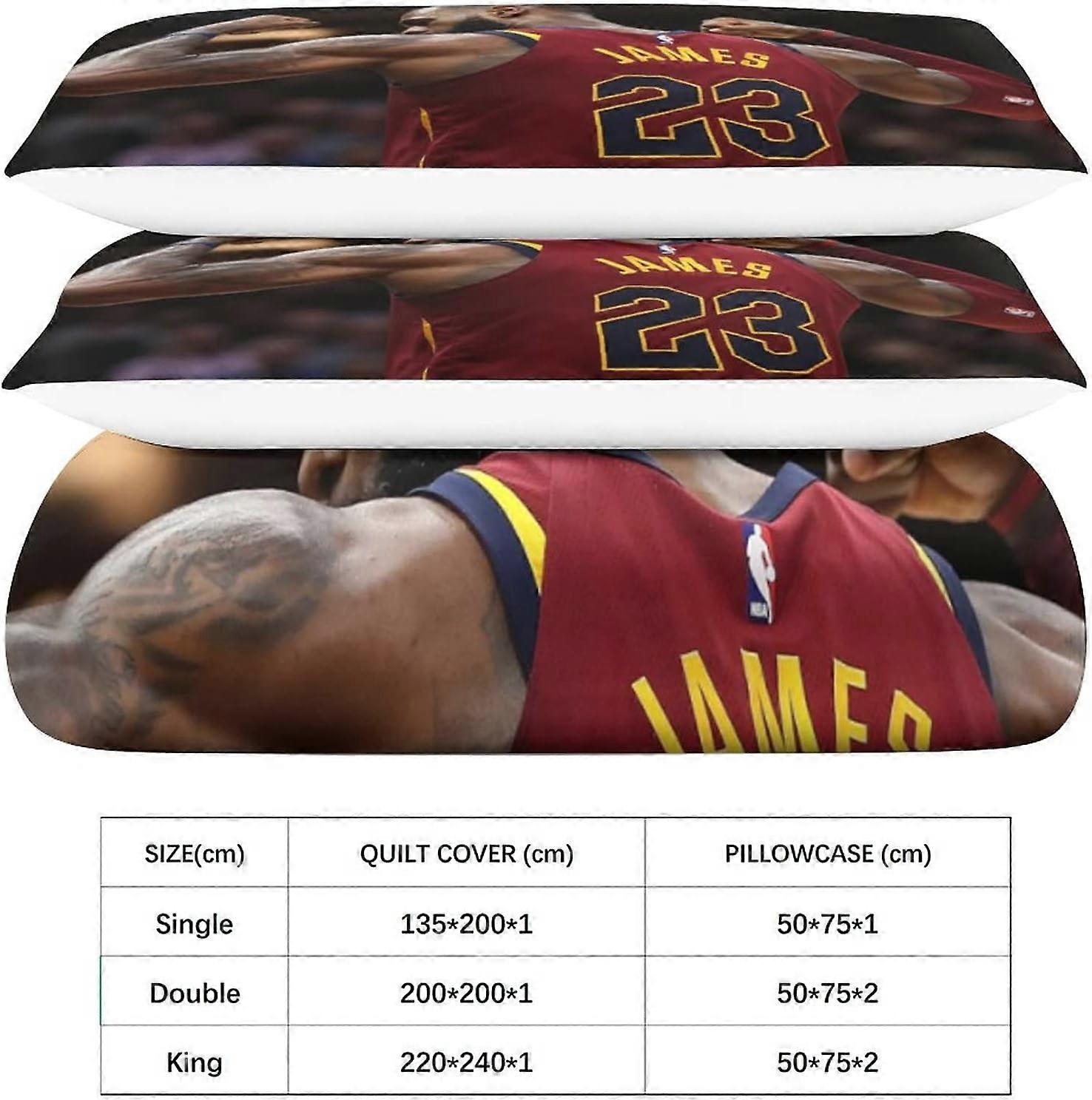 Lebron James Duvet Cover Bedding Set, Basketball Duvet Cover and ...