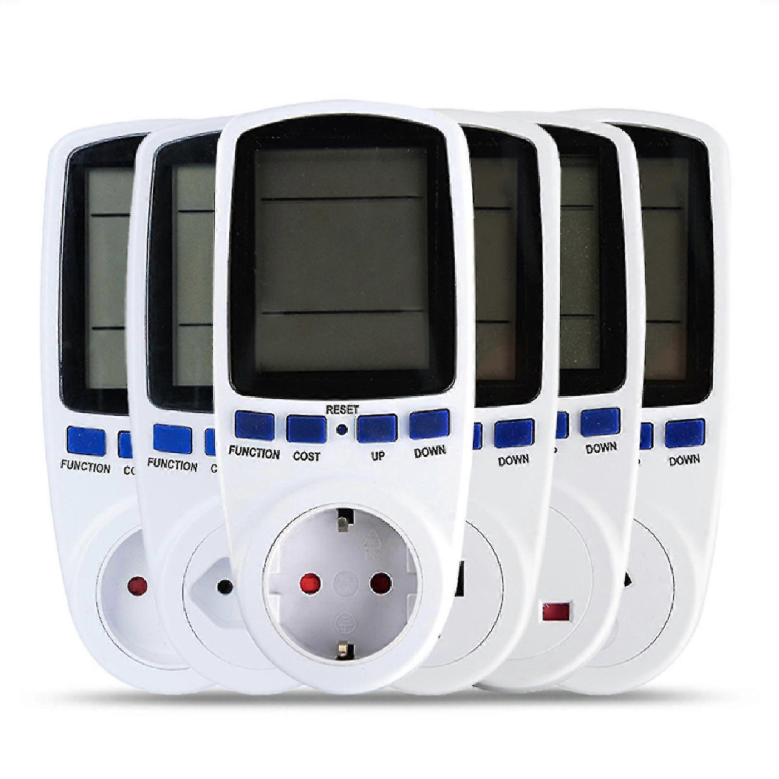 Power Monitor Power Meter Plug Electricity Usage Monitor With Digital ...
