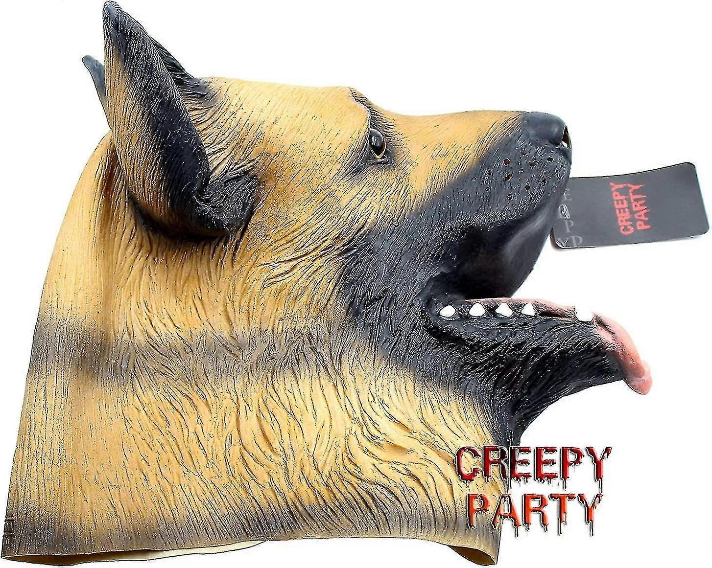 Dog Head Mask Halloween Party Dog Costume Masks Mask Super Bowl ...