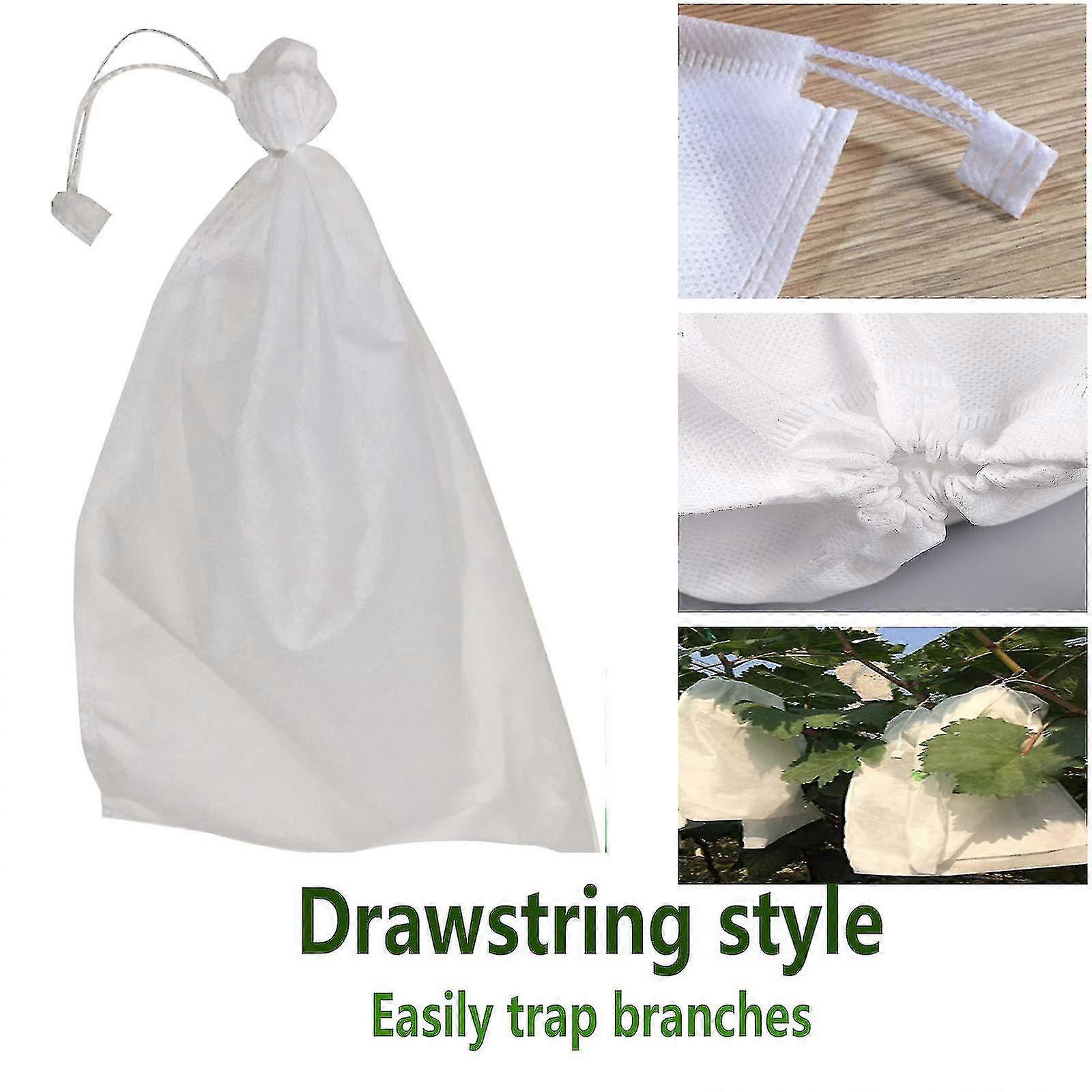 Fruits Protect Bag,100 Pack Non-woven Fabric Grape Protective Cover ...