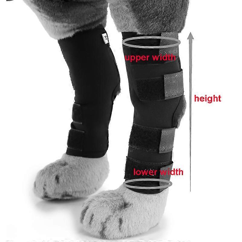 EVAGO med reflekterande remsa Dog Bakbensstöd Hundbakhasledsstöd med ...