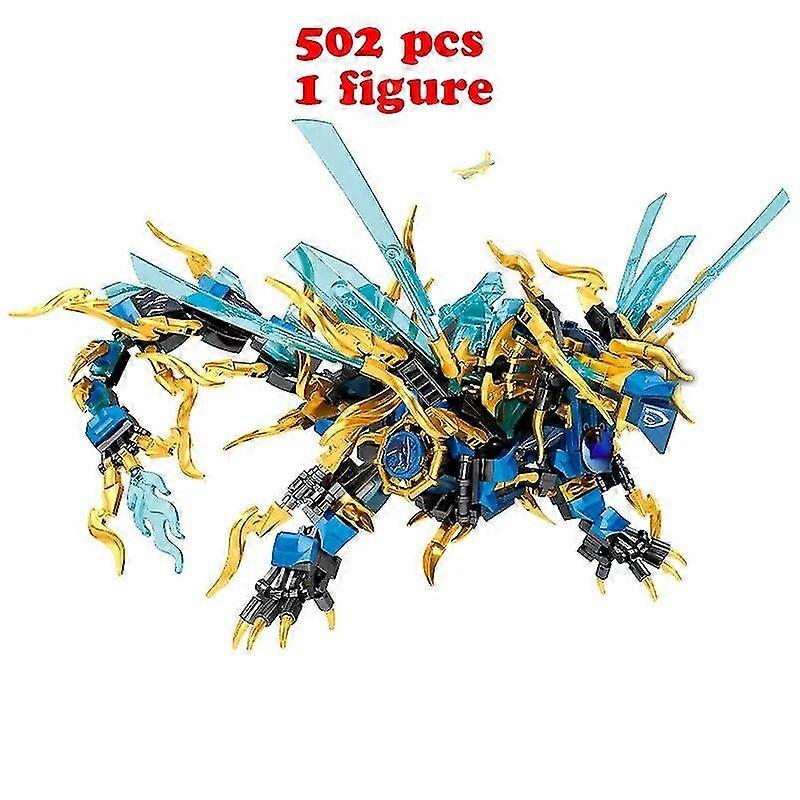 New Phantom Ninja Dragon Ship Model Building Blocks Sodiers Figures ...