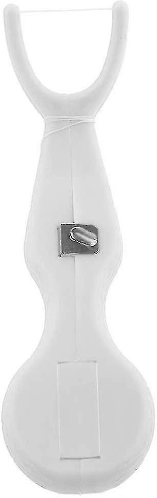 Reusable Interdental Floss Holder Stick With 30m Floss - White | Fruugo UK