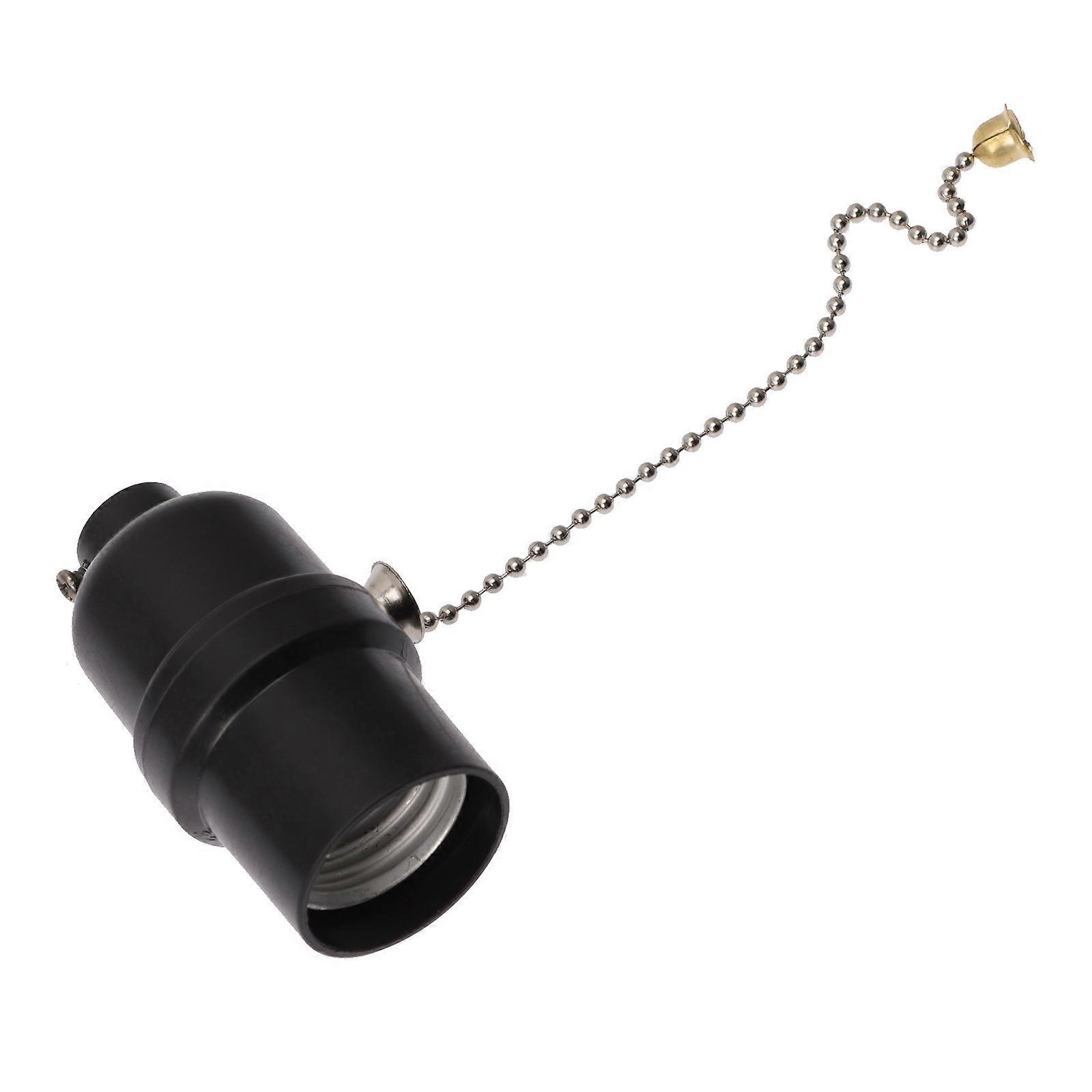 Pull Chain Light Fixture E27 Light Socket Pull Chain Lampholder Lamp ...