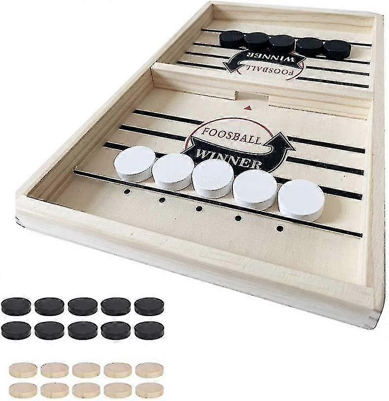 Large Size Fast Sling Puck Game For Adult And Kids Family Board Game ...