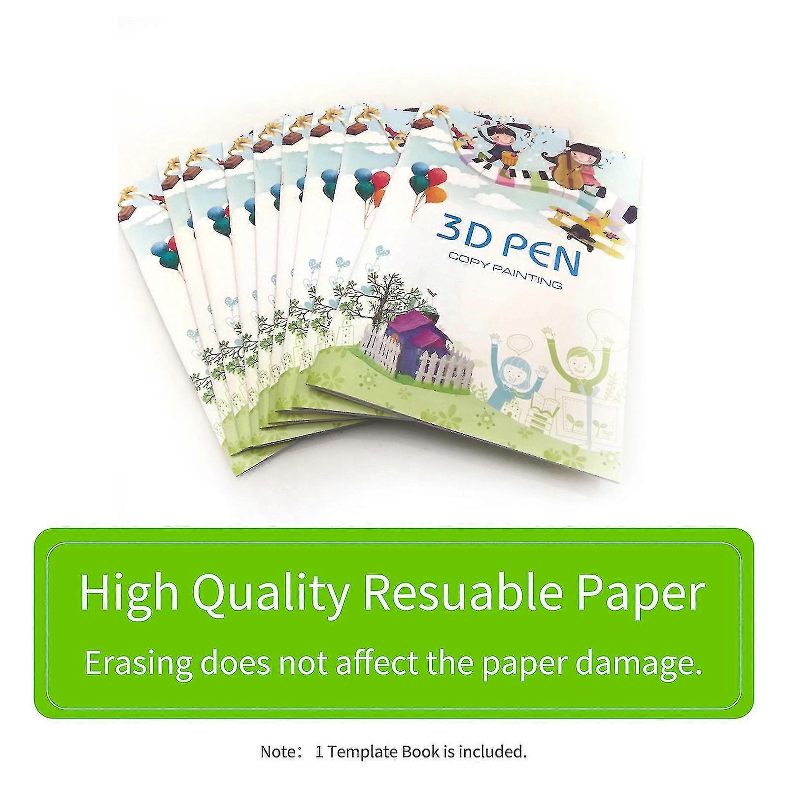 3D Pen Template Book For 3D Printing Pen Drawing Stencils 40 Drawing ...