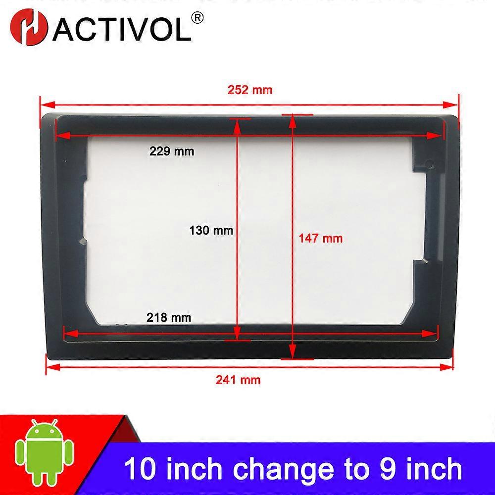 2 din car radio Frame 10 inch change to 9 inch Fascia 2 Din Car Radio ...