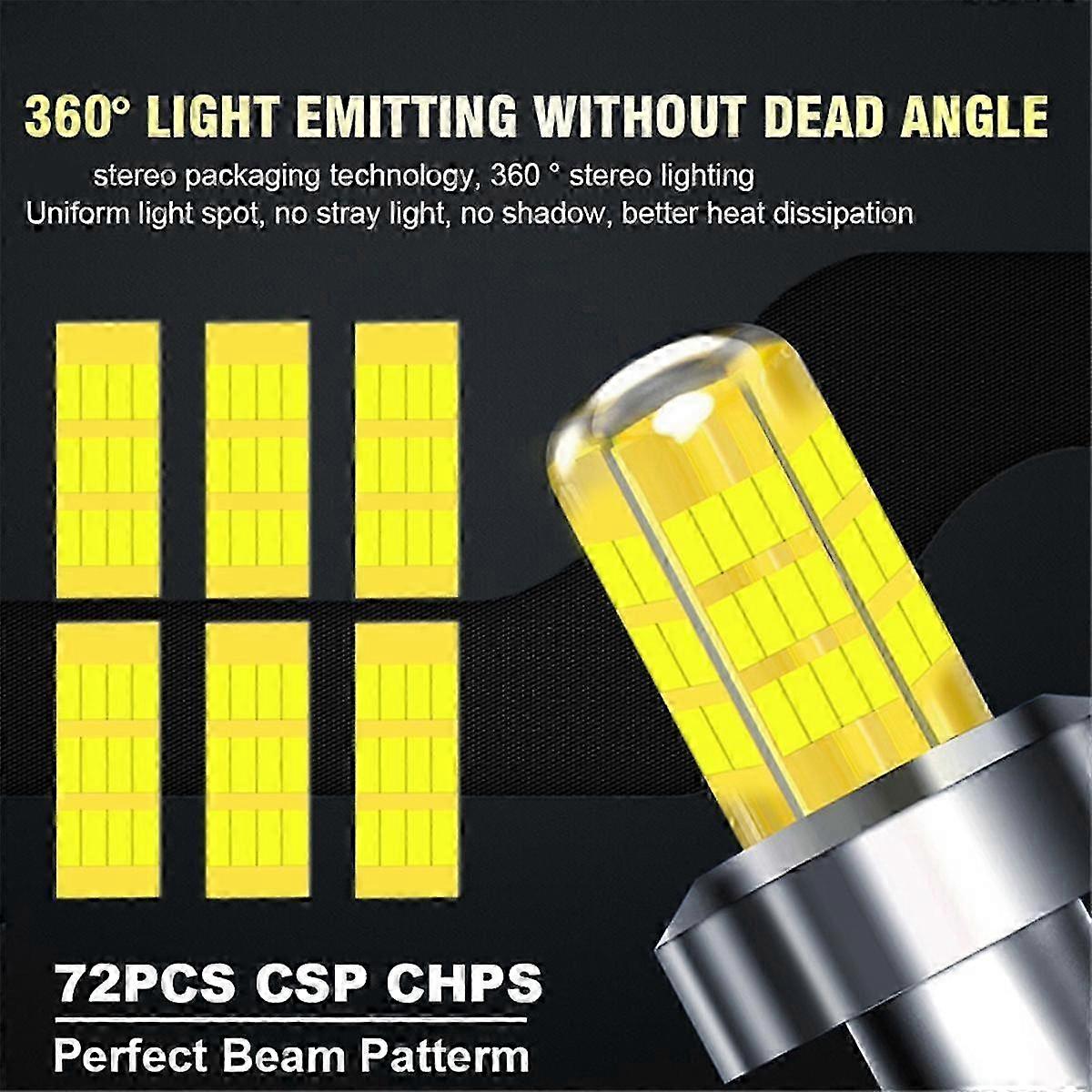 H11 LED Car Headlight Bulb Canbus Led 360 350000LM 800W 3D Auto Lamps ...