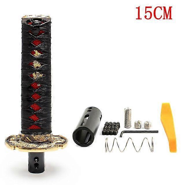 Samurai Sword Automatic Leather Shift Knob For Lock/Button Transmission ...